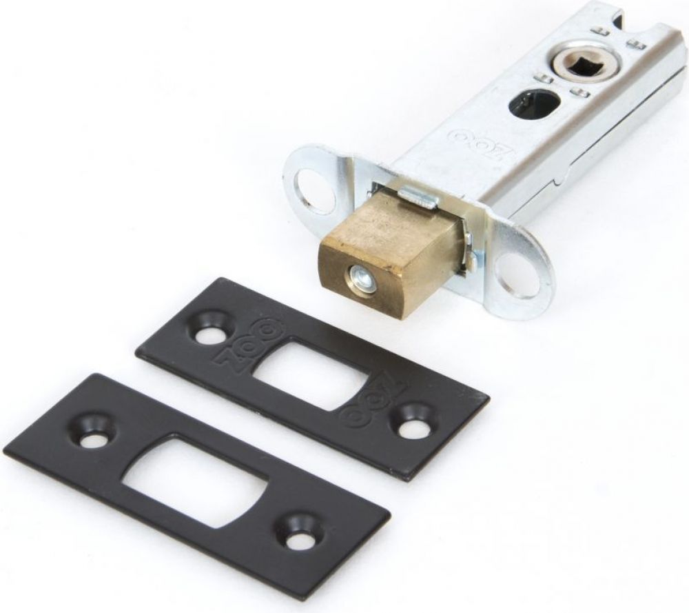 Black 3" Heavy Duty Tubular Deadbolt - Black Bathroom Locks