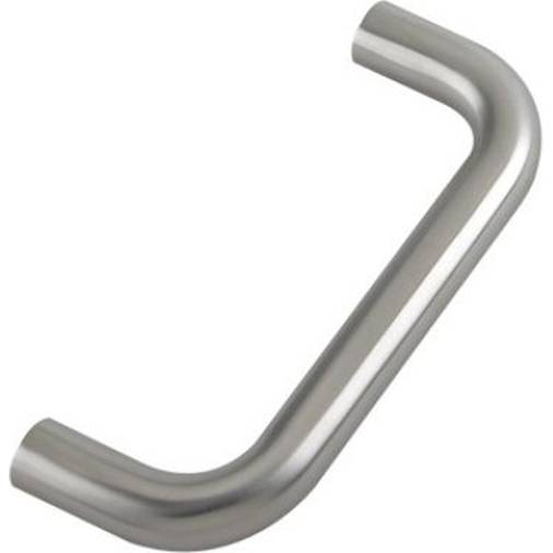 D' Pull Handle - 19mm Dia. - Silver Bolt Through Pull Handles