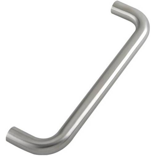 D' Pull Handle - 19mm Dia. - Silver Bolt Through Pull Handles