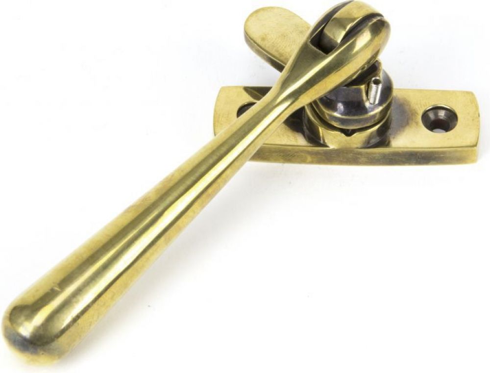 Aged Brass Newbury Locking Window Fastener - Window Fasteners